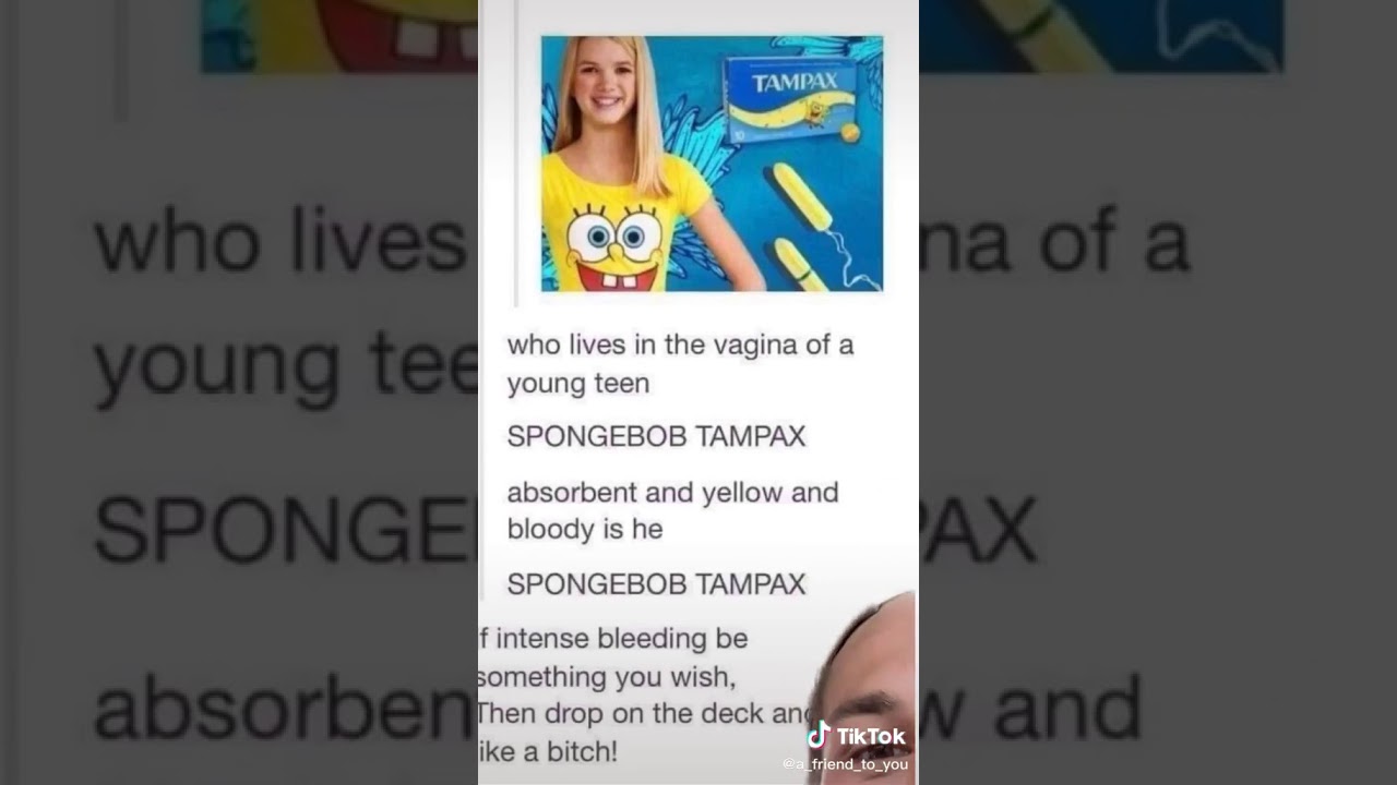 SPONGEBOB TAMPAX - YouTube