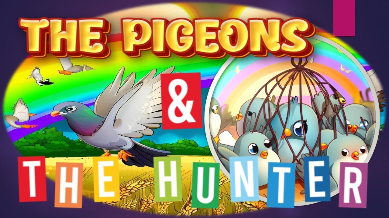 The Pigeons and the Hunter | Moral Story | The Hunter and The Pigeons ...