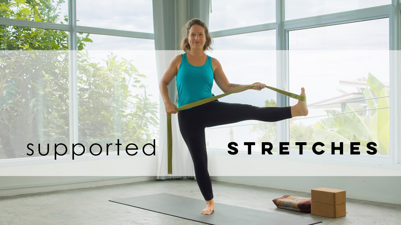 Deepen Your Practice | Yin Yoga with Yoga Strap - YouTube