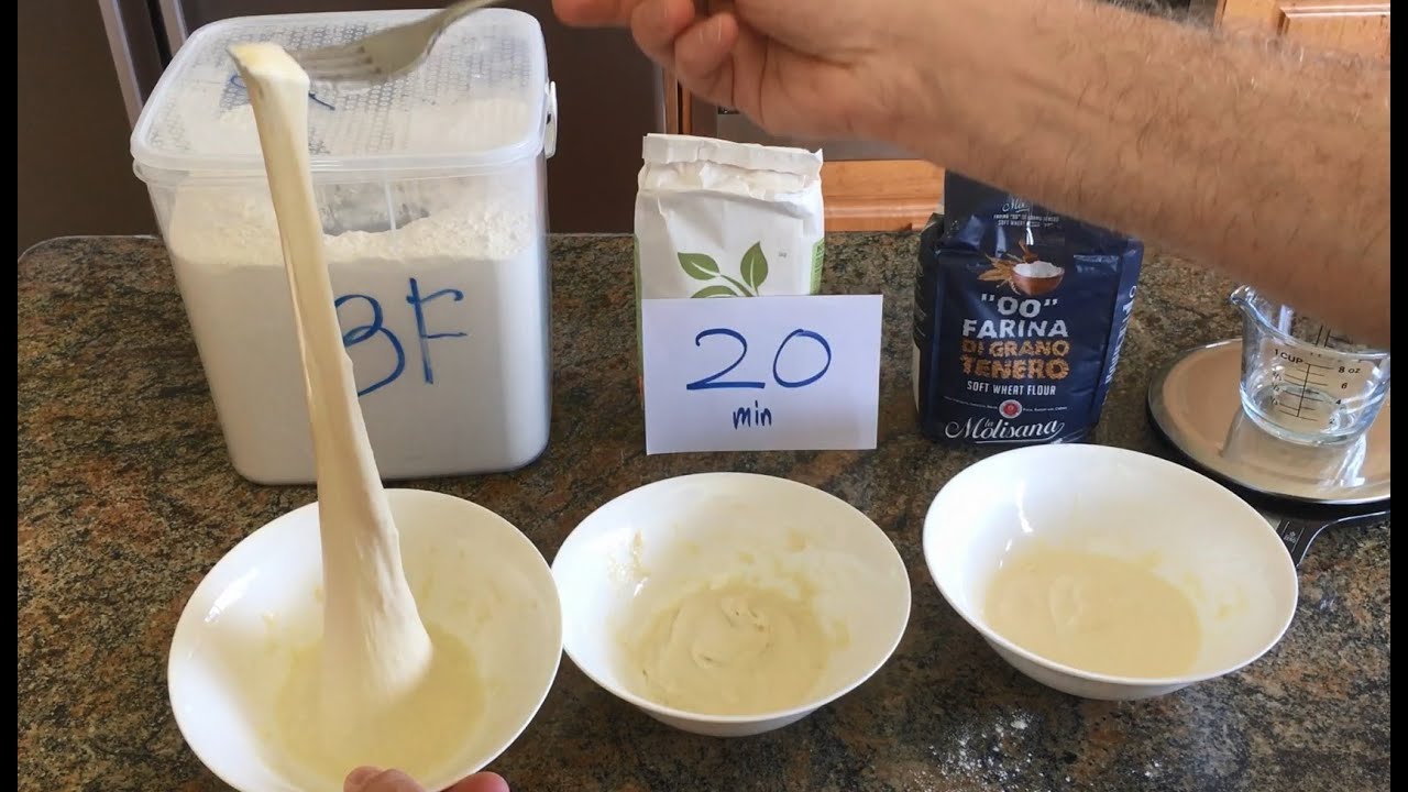 Testing flour for prosphoro - YouTube
