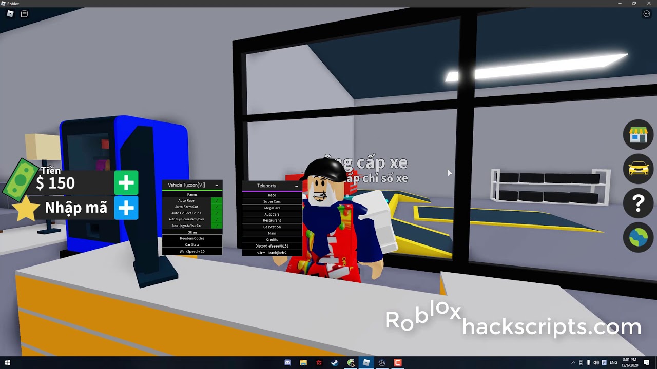 RobloxScripts | Roblox Vehicle Tycoon Gui Script - YouTube