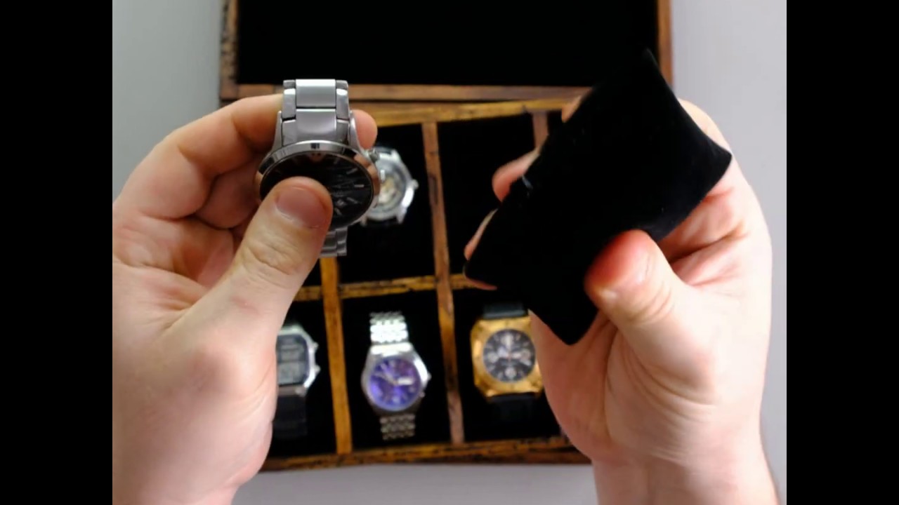 Watch Box No 8 with secret compartment - YouTube