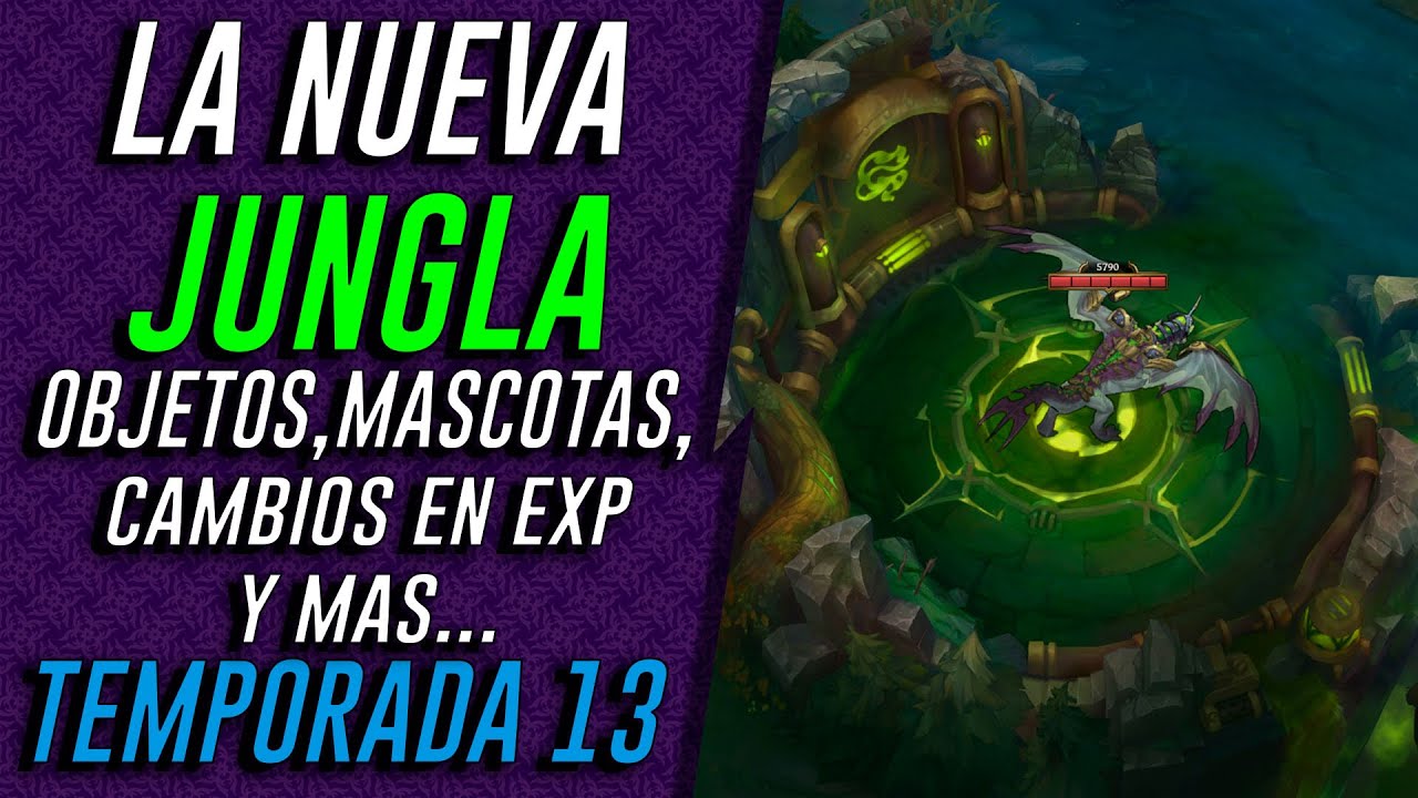 TODO sobre la NUEVA JUNGLA en la TEMPORADA 13, MASCOTAS, OBJETOS ...