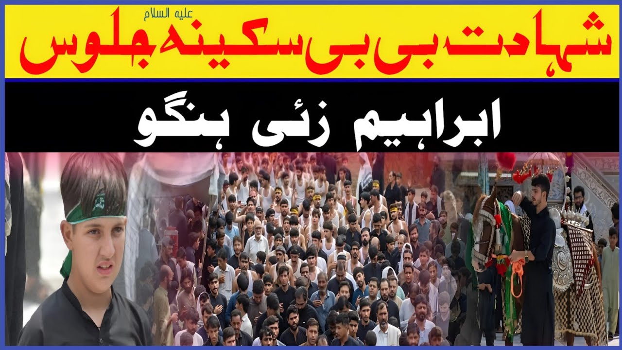 Ibrahimzai Jaloos Shahadat Bibi Sakina s.a | Hangu Matam | Hangu Jaloos 2024 - YouTube