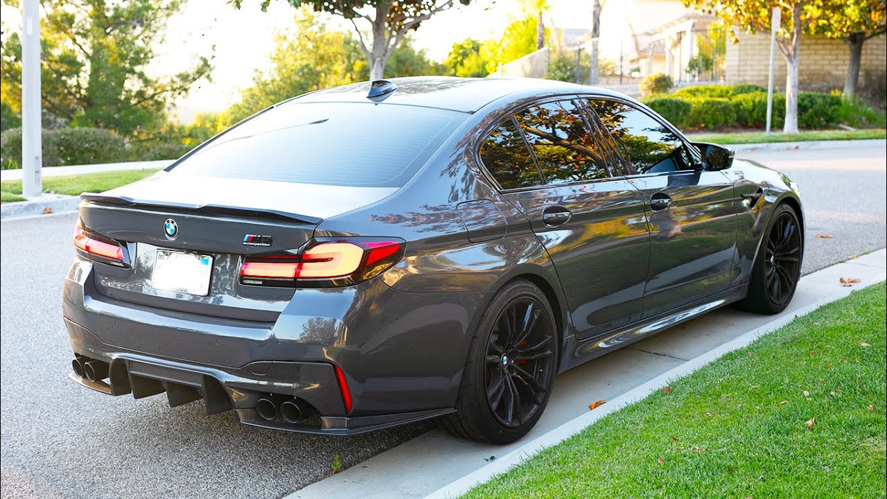 DOWNPIPED M5 COMP POV💥 - YouTube