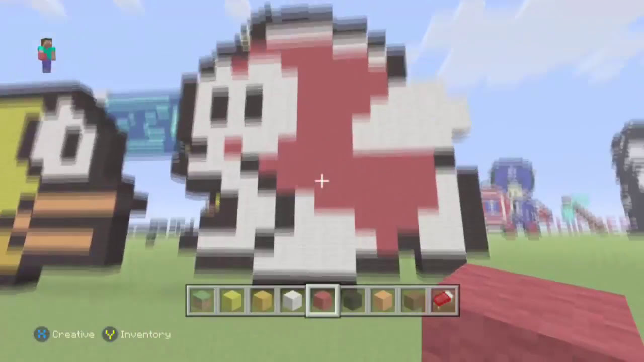 Cheep Cheep (Mario Fish) Minecraft Speed Pixel Art - YouTube