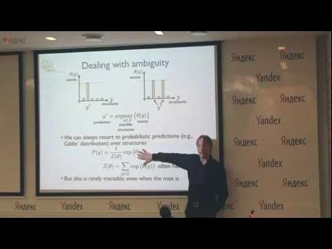 Tommi Jaakkola — Scaling structured prediction - YouTube