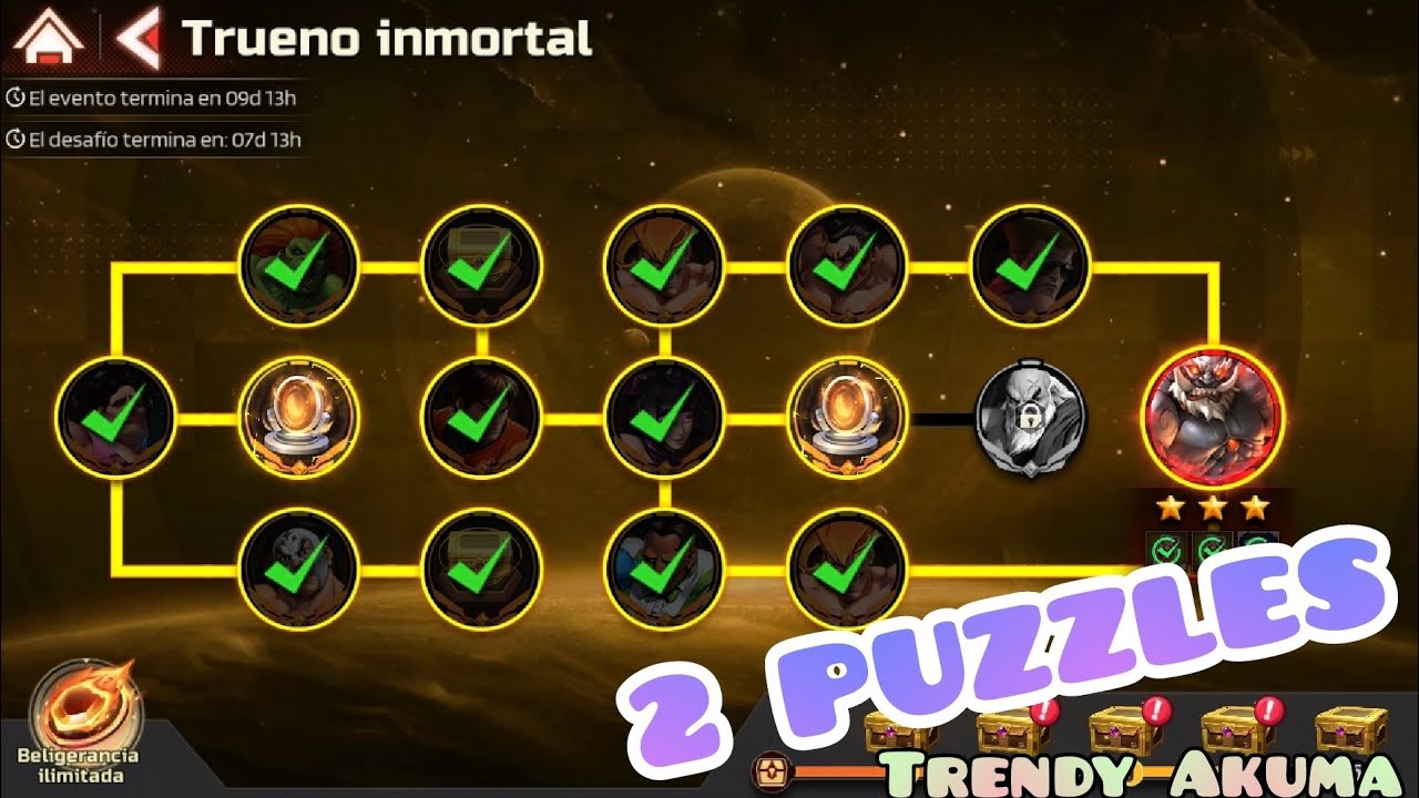 SFD - Trendy Akuma -Trueno inmortal - 2 PUZZLES - YouTube