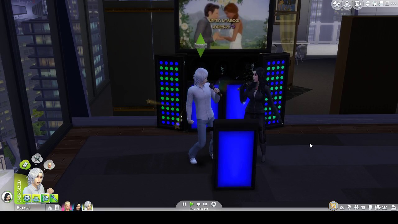 Sims 4 Ballad Duet (Singing Skill Maxed) - YouTube