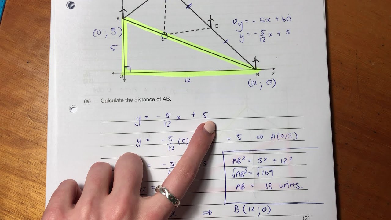 Maths Core - Paper 2 Nov 2019 (Q12 - geometry problem solving) - YouTube