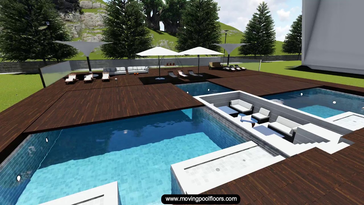 01 Outdoor Pool Rolling Pool Deck - YouTube