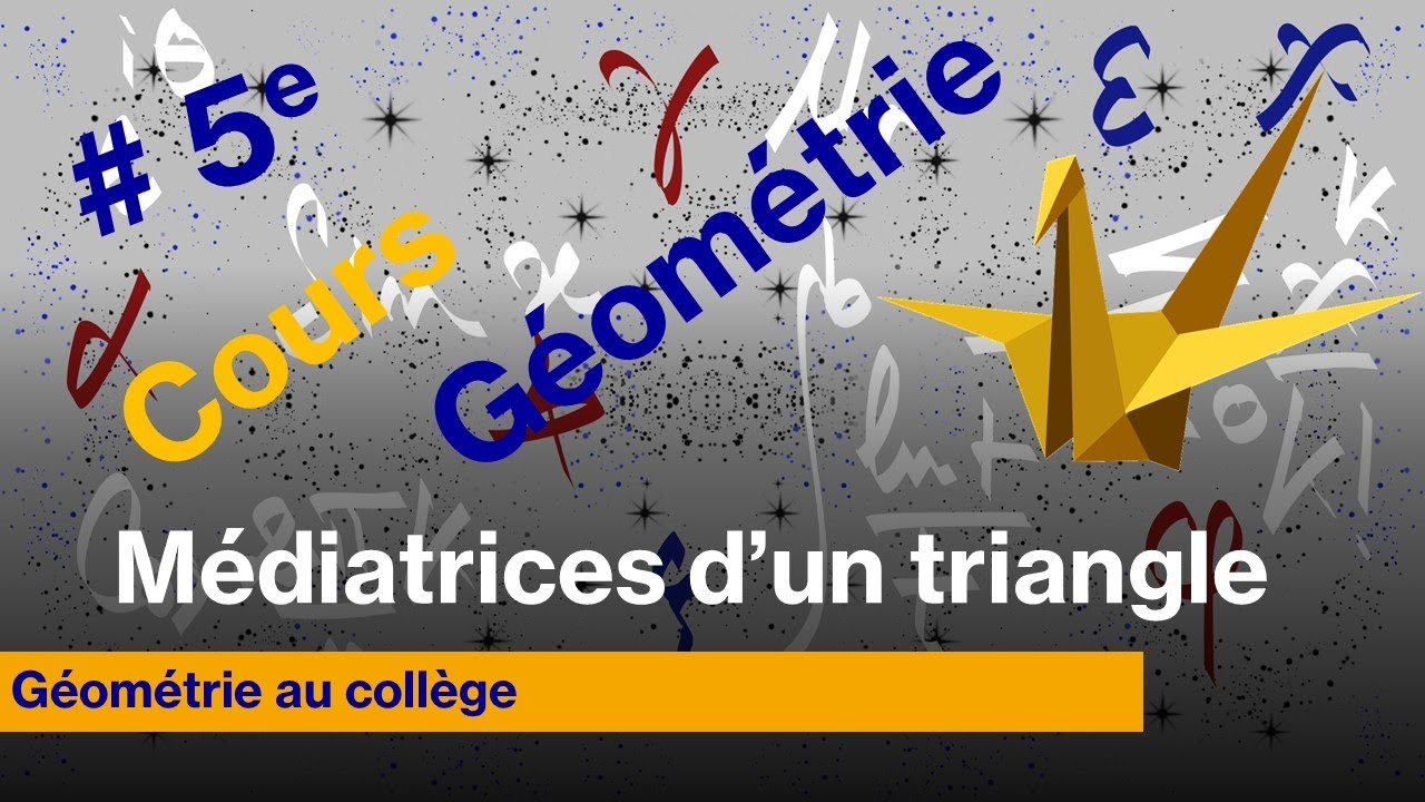 Médiatrices d’un triangle : construction des médiatrices d’un triangle ...