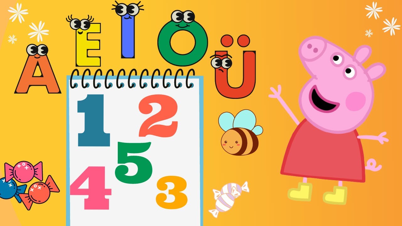 Los colores con Peppa Pig | video educativo - YouTube