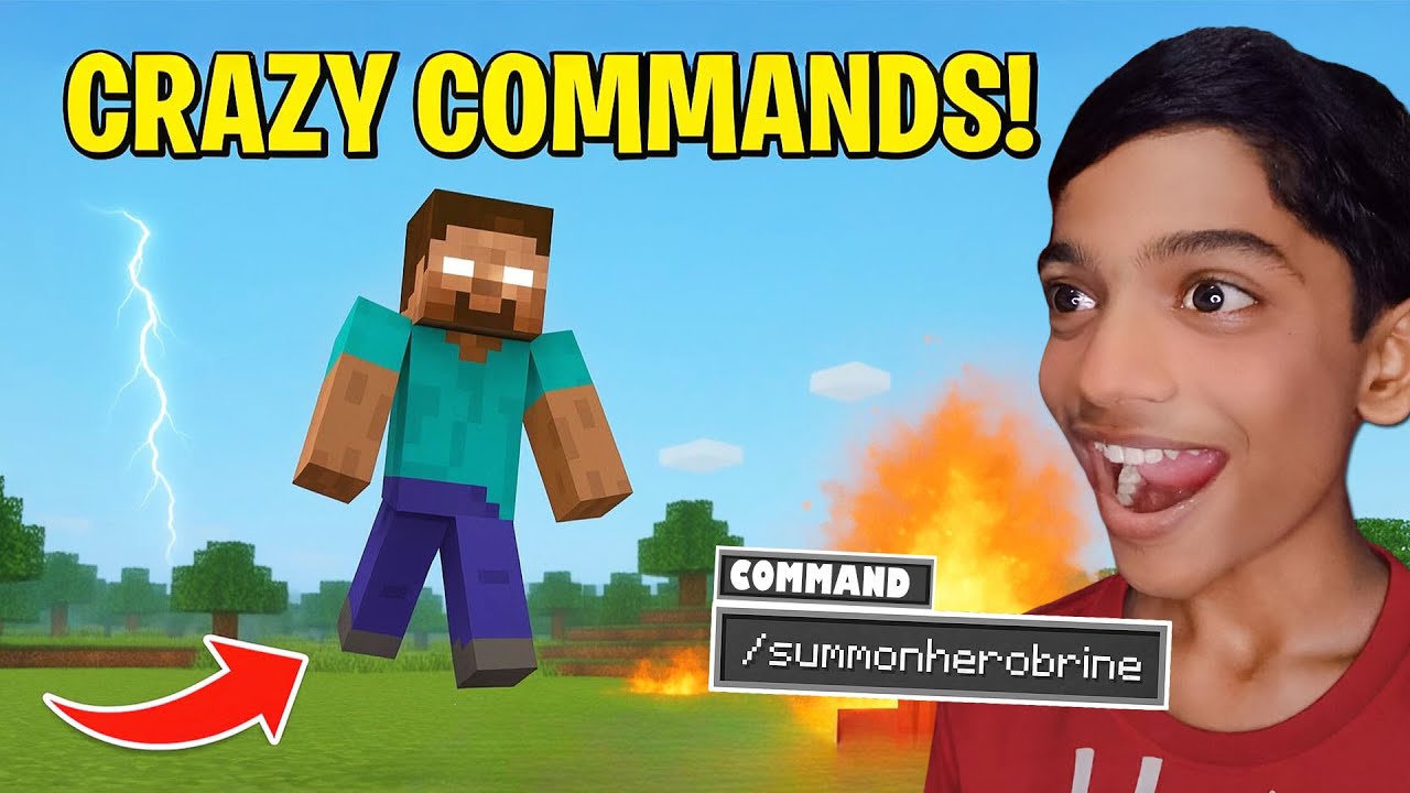 Minecraft 10 Craziest Commands | PRO BOYS - YouTube