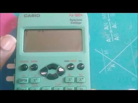 CALCULER LE PGCD DE 2 NOMBRES AVEC LA CALCULATRICE CASIO SPÉCIAL ...