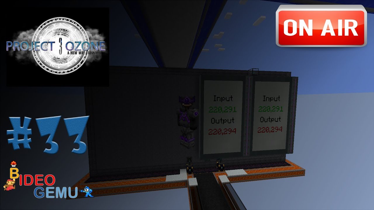 [MODPACK] Project Ozone 3 Skyblock #33 : Méga réactor - YouTube