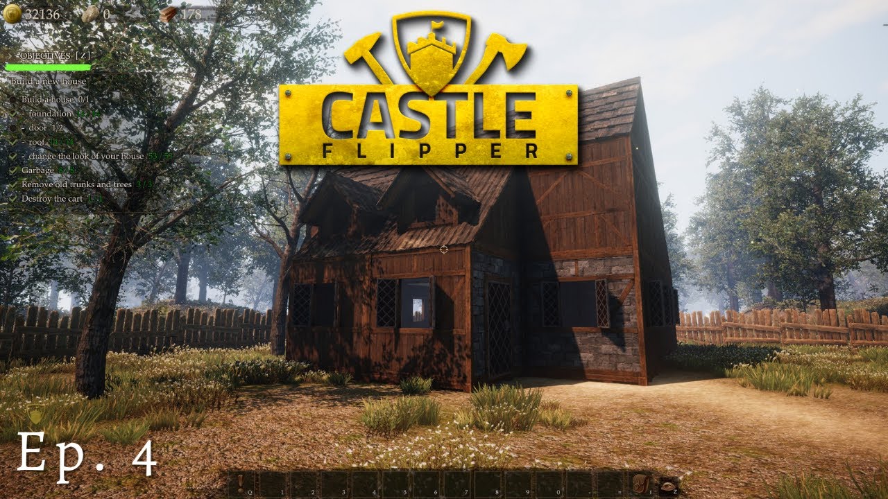 Castle Flipper - Episode 4 - Building a New House! - YouTube