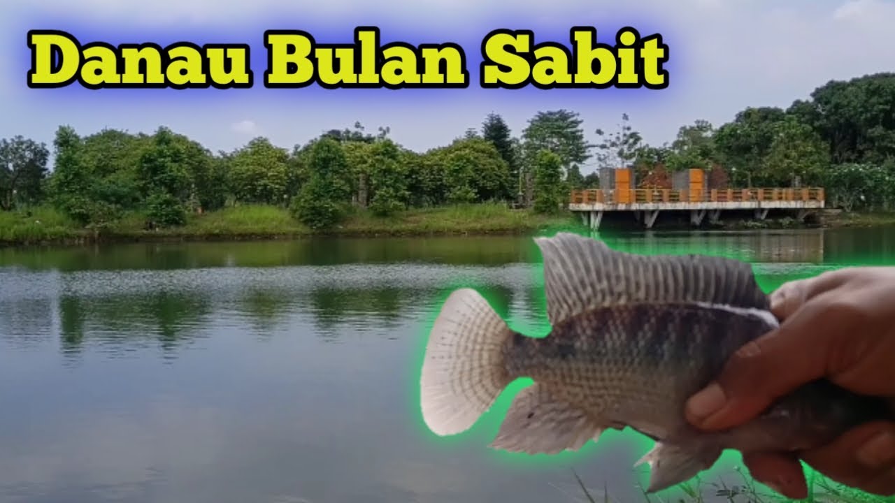 Mancing di Danau Bulan Sabit, Wisata Agro Cilangkap - YouTube