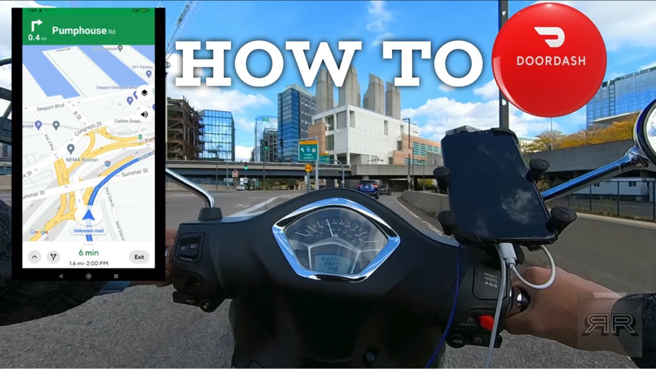 How to Scooter Door Dash Step by Step for Beginners 4K - YouTube