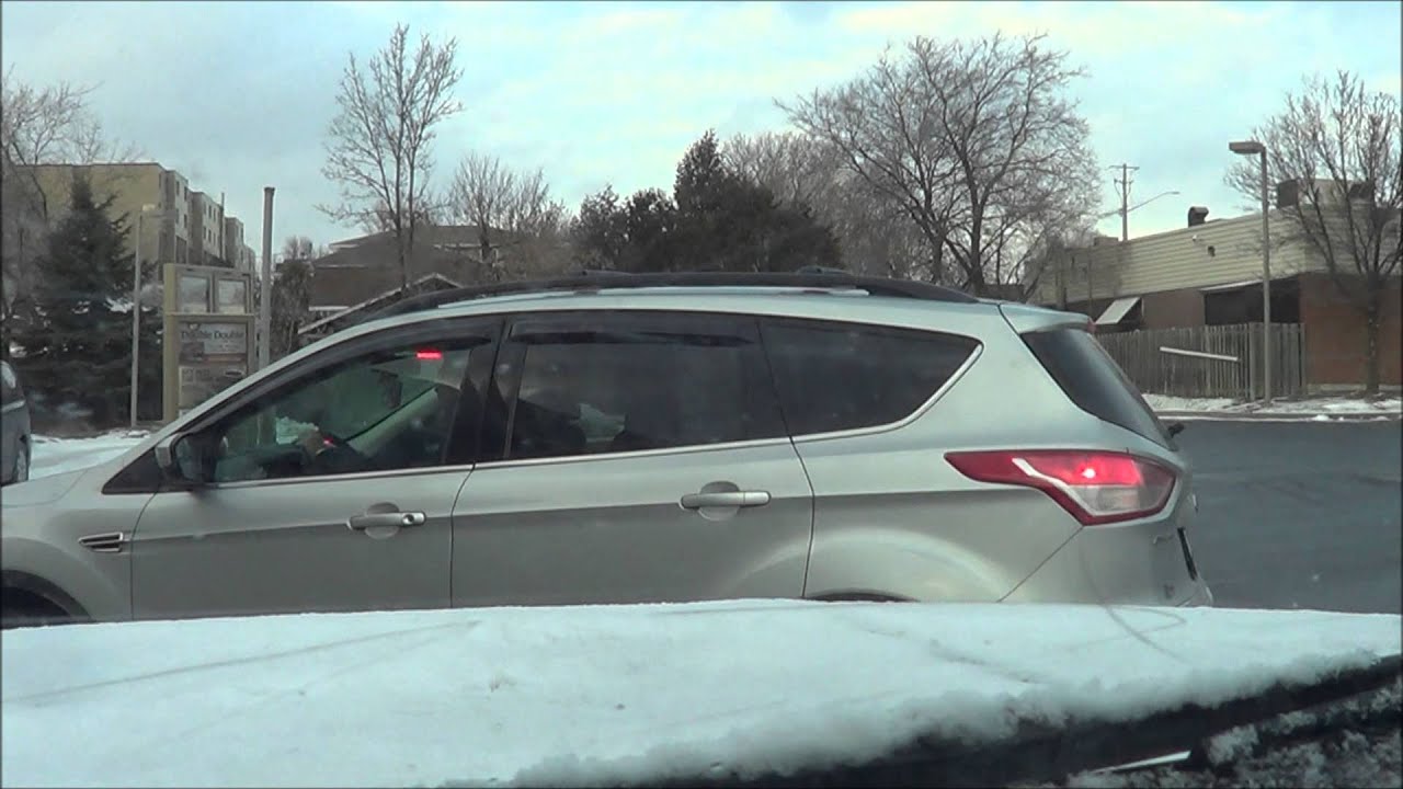 cut off by a car in a drive through line up. - YouTube
