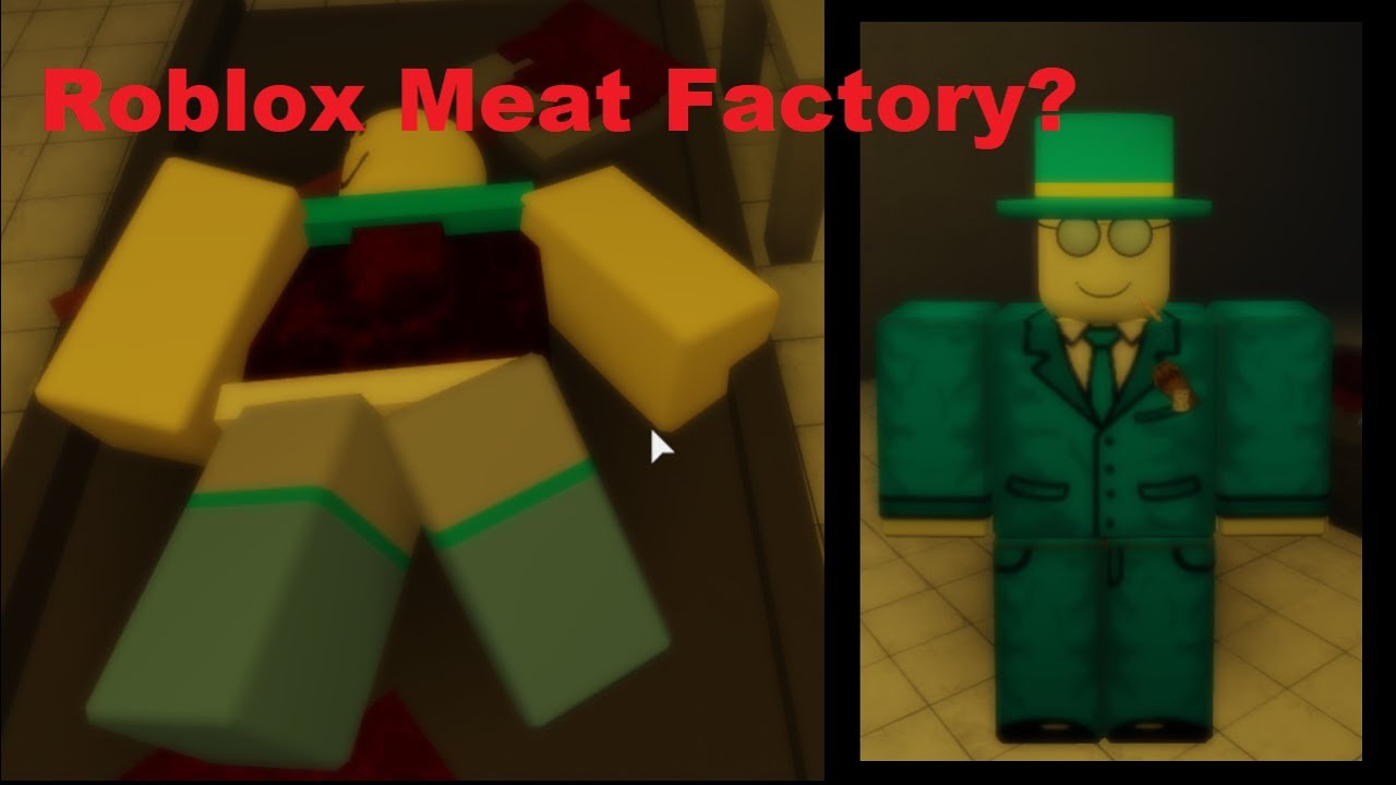 Roblox MEAT FACTORY - YouTube