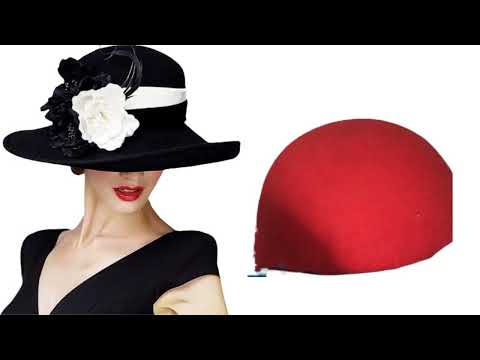 HOW TO MOULD OR BLOCK THE CROWN OF THIS FELT TURN UP HAT