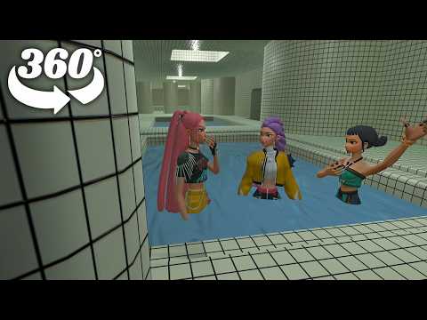 KPop Demon Hunters in Pool Room 360° VR