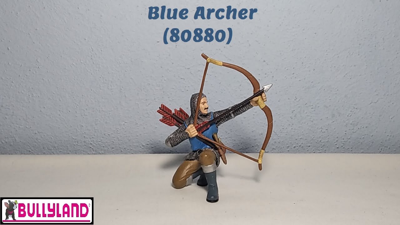 Bullyland Knights Blue Archer (80880) Figure Review! - YouTube