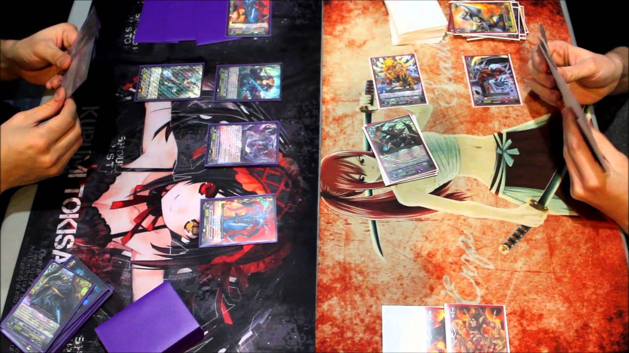 Cardfight!! Vanguard Full Match - Revengers vs Dauntless/The End - YouTube