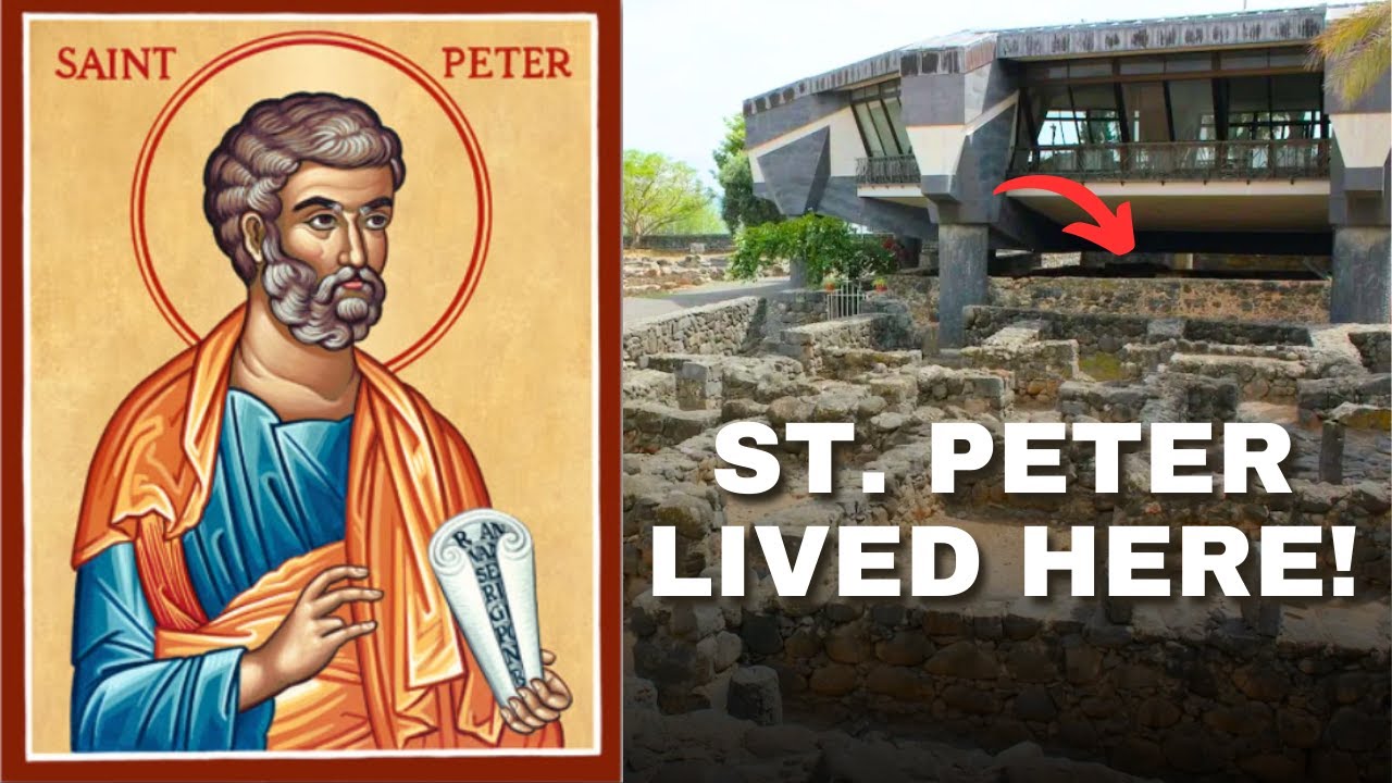 The RUINS of St. Peter's HOUSE! - Capernaum, Israel FULL Virtual Tour ...