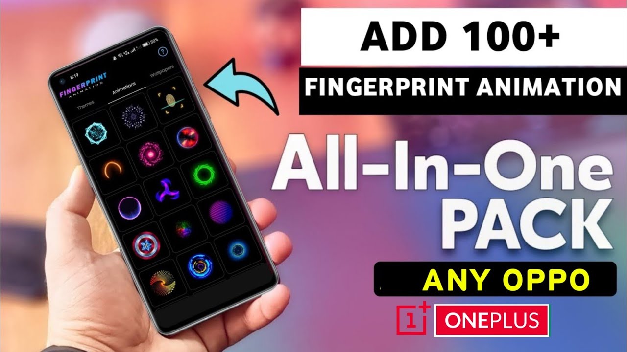 ADD MORE FINGERPRINT ANIMATION in Oneplus Device | 5+ Unique Animations ...