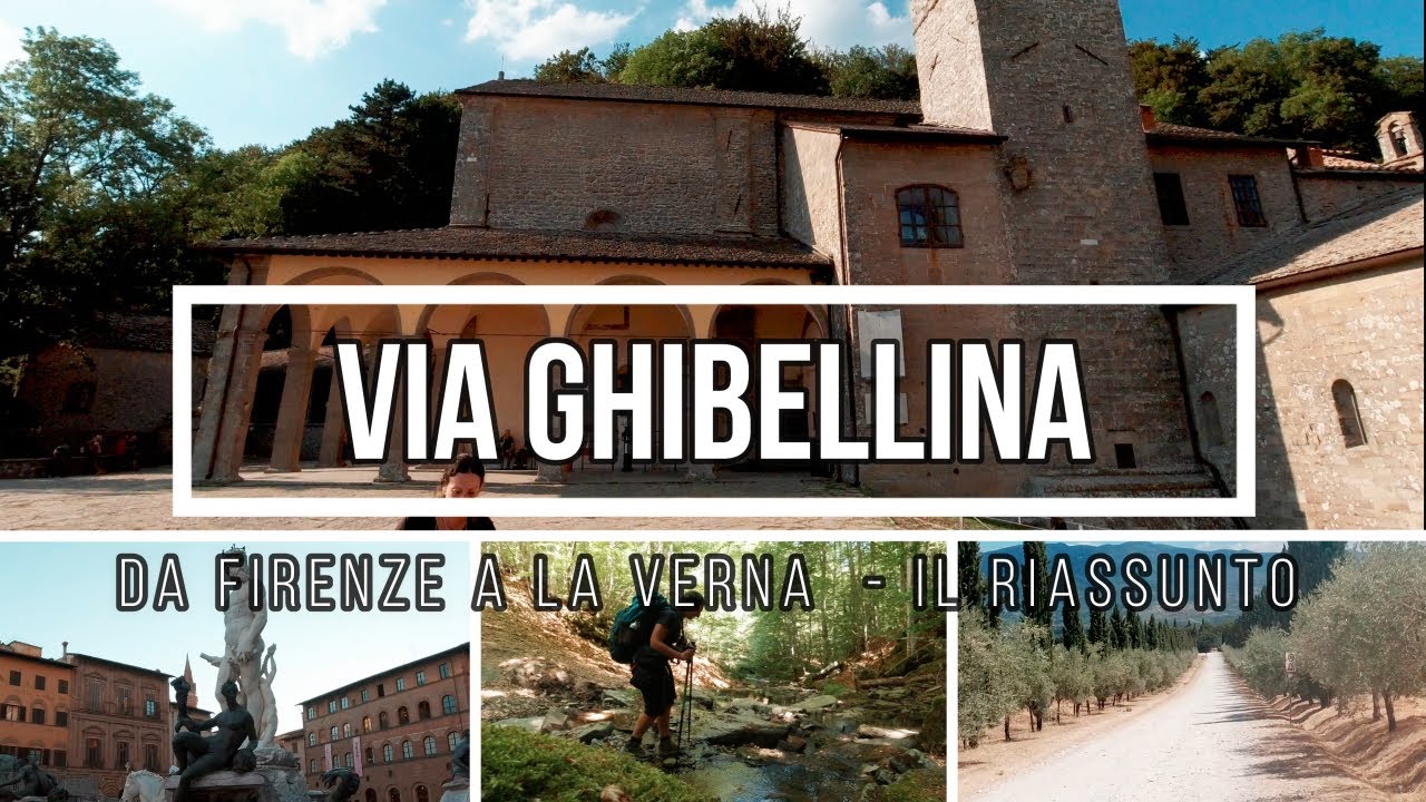 VIA GHIBELLINA in tre tappe, di seguito alla Via degli Dei - YouTube