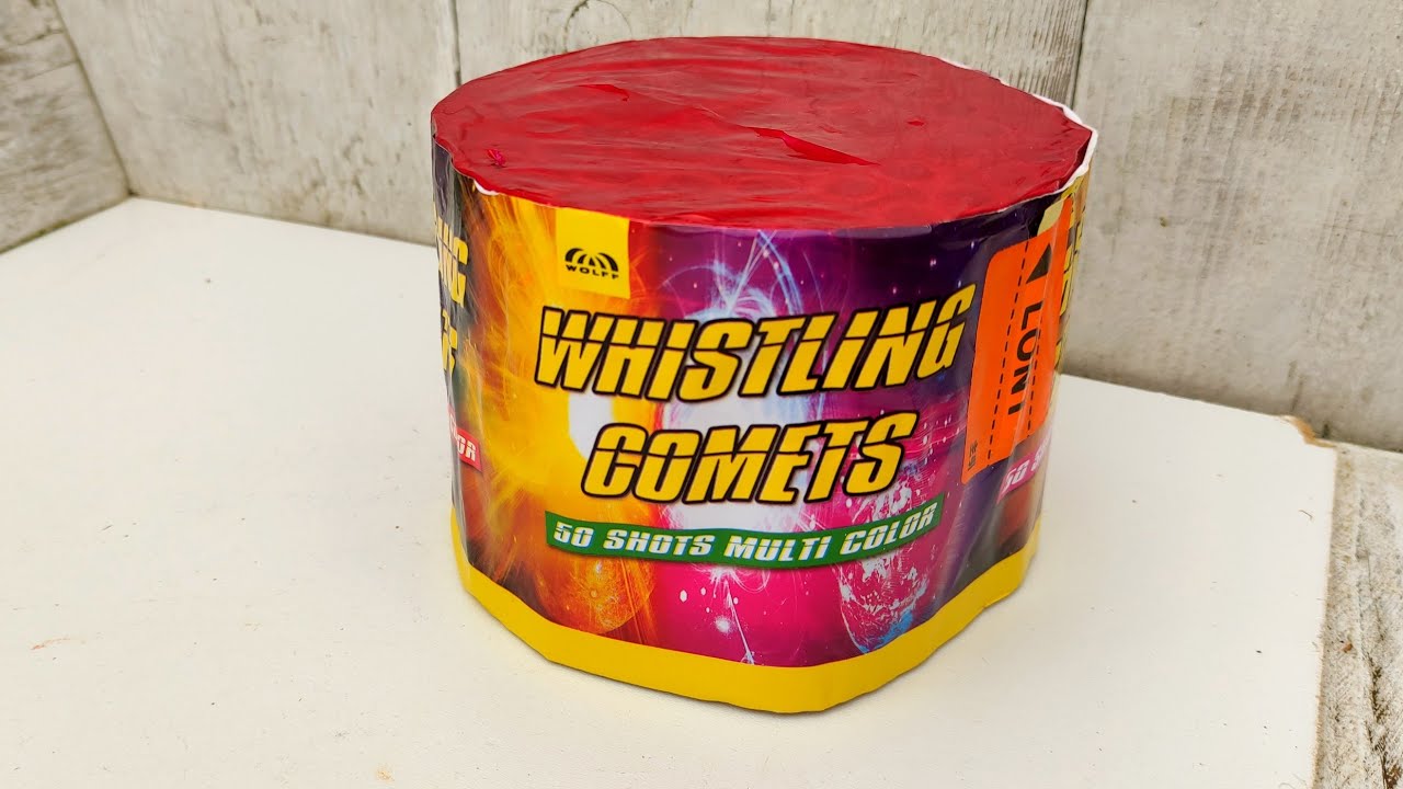 Whistling Comets 50 Shots | Wolff Vuurwerk - YouTube