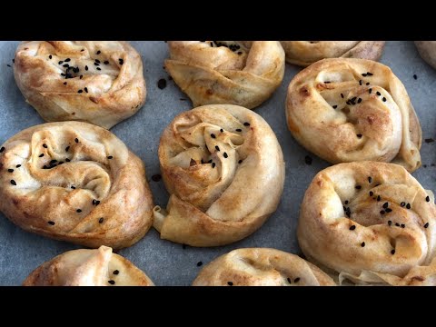 Filo Pastry Potato Borek - Episode 466 - Baking with Eda - YouTube