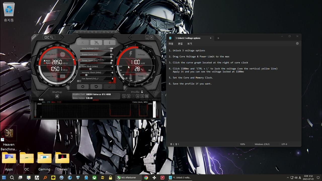How to overclock VGA using MSI Afterburner - YouTube