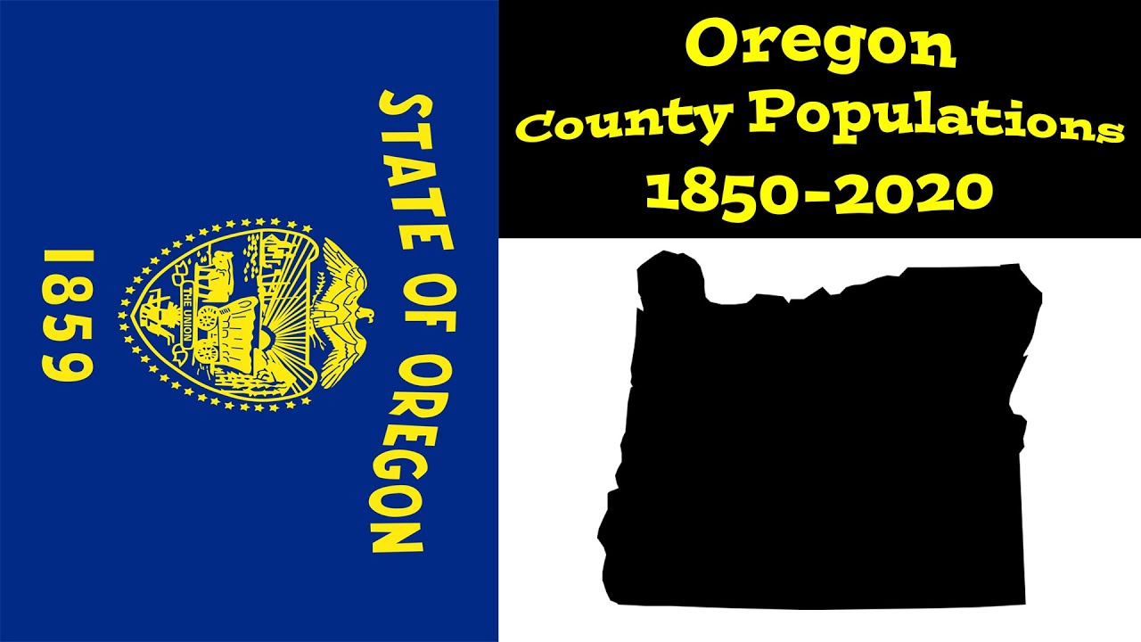 Oregon County Populations | 1850-2020 - YouTube