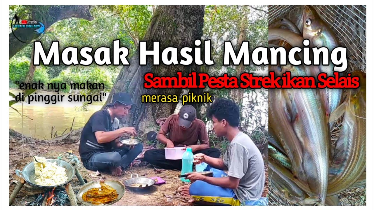 Pesta strek ikan selais, Mantap Mancing Pas Air Banjir. Sambil Masak ...