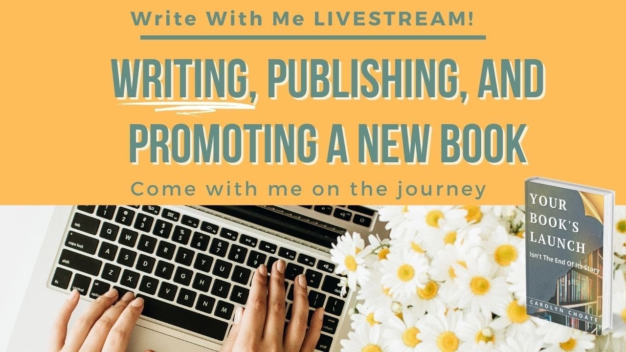 Write-In Live Stream: Write A Book With Me! #Authorpreneur - YouTube