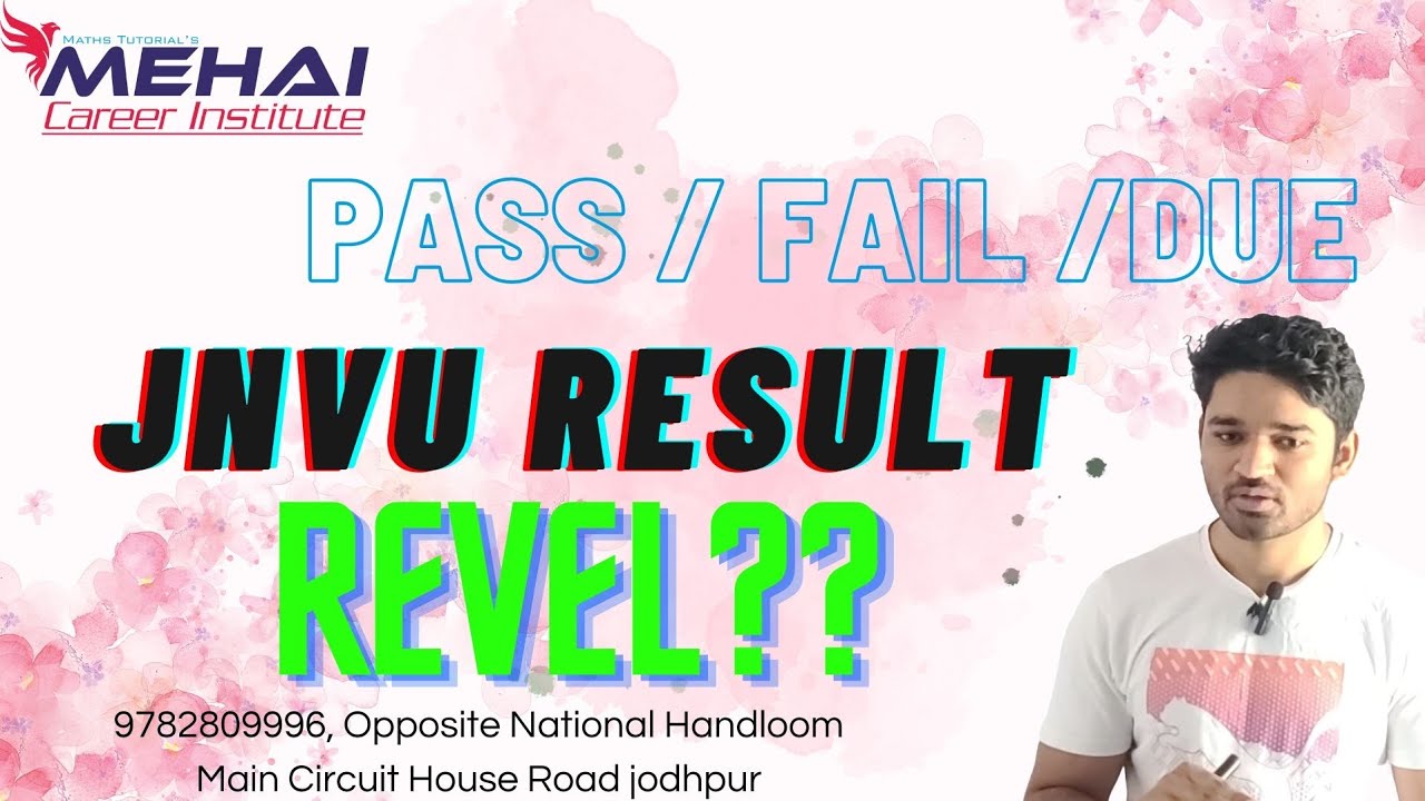 jnvu bsc result | pass | fail | due in maths | due in physics | revel ...