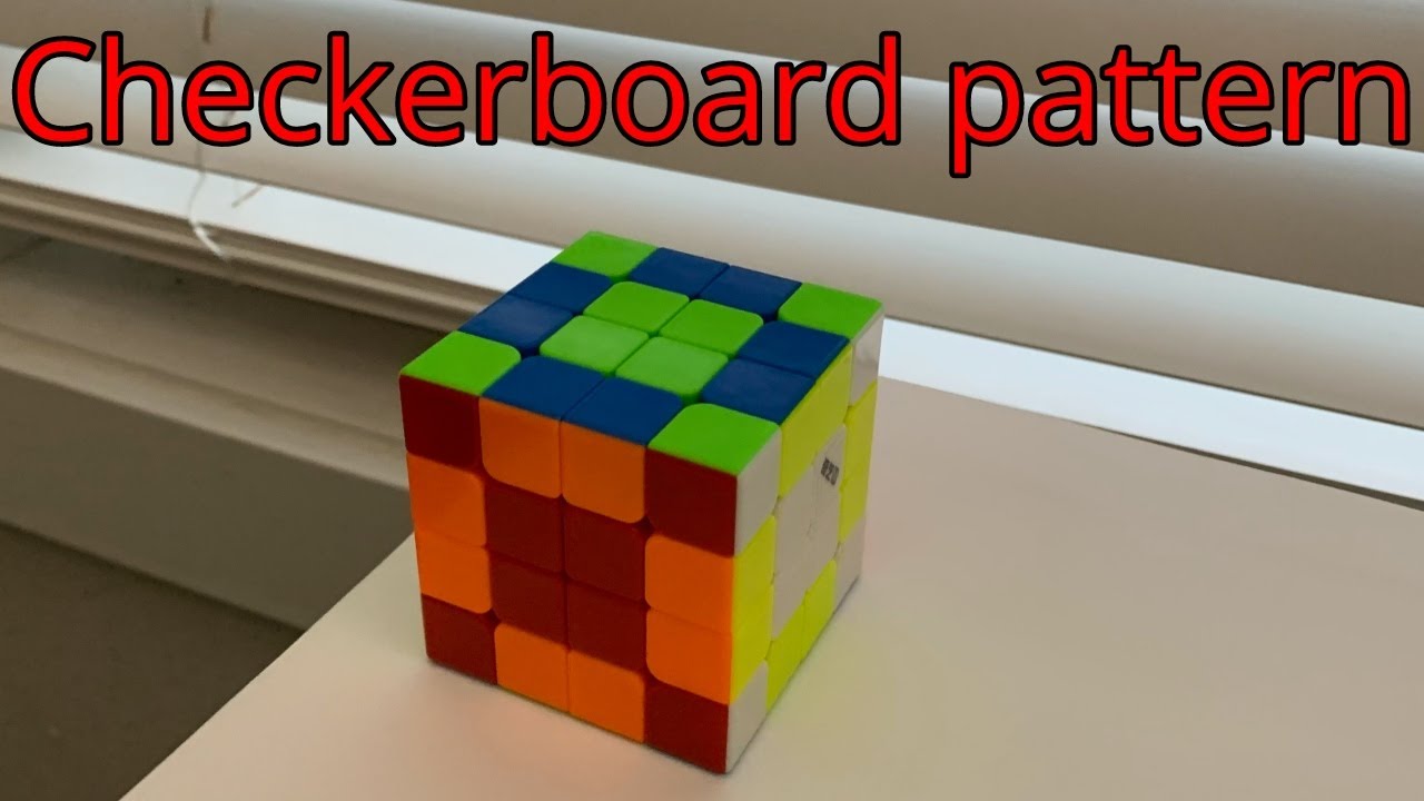 How To Do The Checkerboard Pattern On The 4x4 Easy YouTube how-to-do-the-checkerboard-pattern-on-the-4x4-easy-youtube