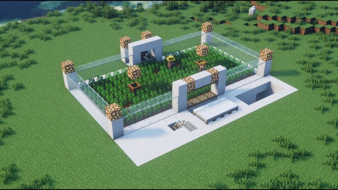 Minecraft - Autofarm - Automatic Clean 3 in 1 - Villager breeding farm ...