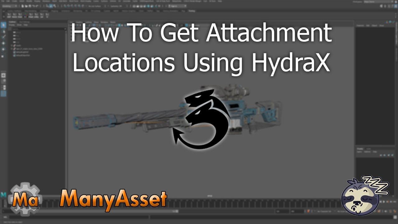 How To Get Attachment Locations Using HydraX - YouTube