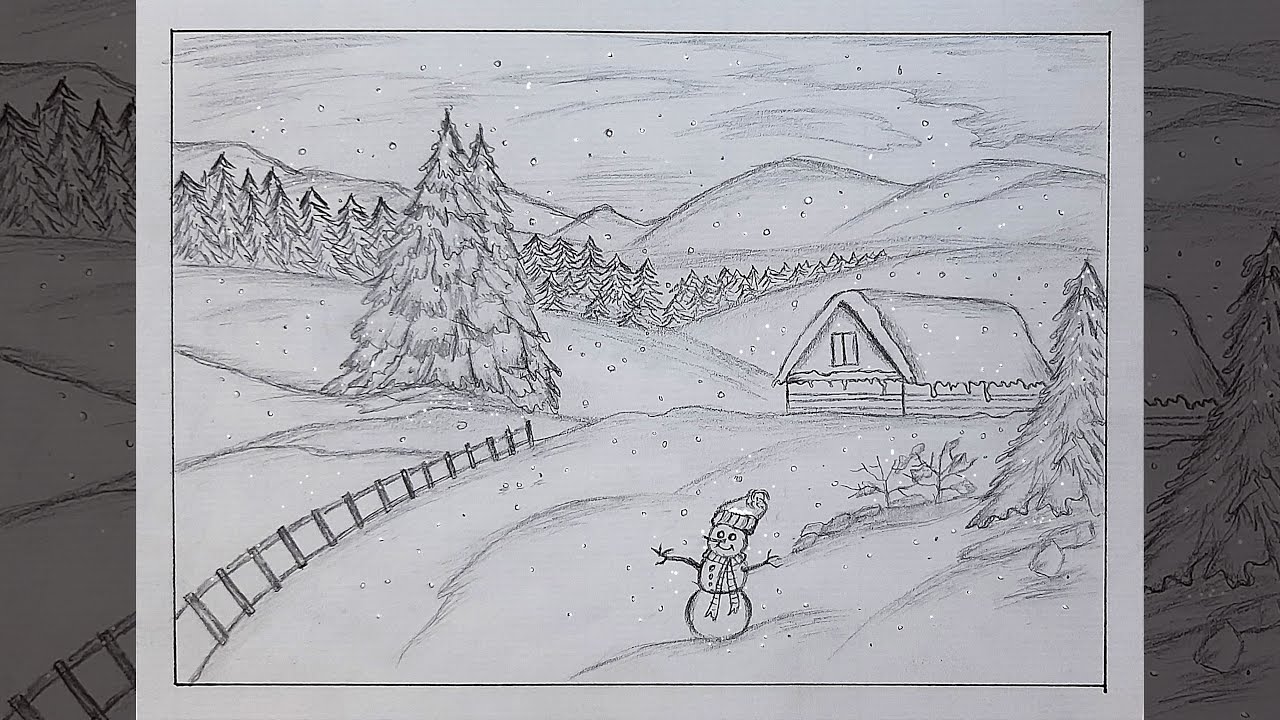 How To Draw Snowfall Landscape Scenery Drawing Sinoun Drawing YouTube how-to-draw-snowfall-landscape-scenery-drawing-sinoun-drawing-youtube