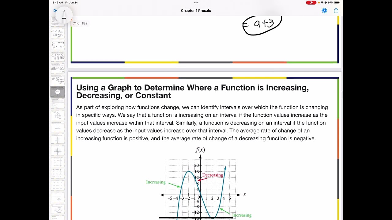 1 3 Rates Of Change And Behavior Of Graphs YouTube 1 3 Rates Of Change And Behavior Of Graphs YouTube