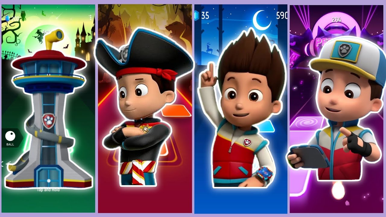 Team Ryder🤭 New Ryder 🆚 Ryder 🆚 Patrol Ryder 🆚 Ryder PAW Patrol | Tiles ...