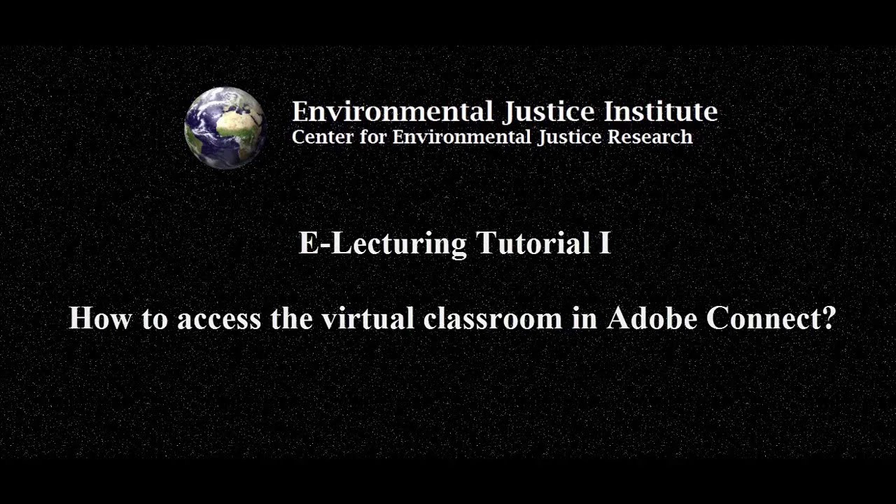 How to enter the virtual classroom in Adobe Connect? - YouTube