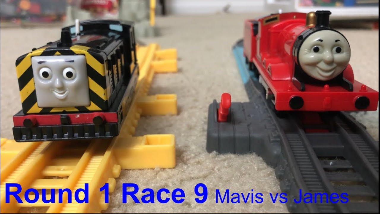 Sodor Races Round 1 Race 9 Mavis vs James - YouTube