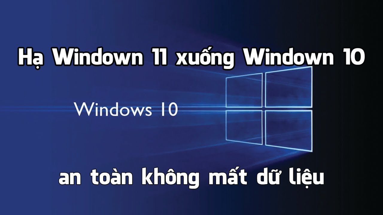 Hạ Win 11 xuống Win 10 không mất dữ liệu - đơn giản và an toàn - HM Special - YouTube