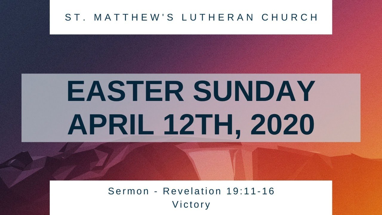 Easter Worship - April 12th, 2020 - YouTube
