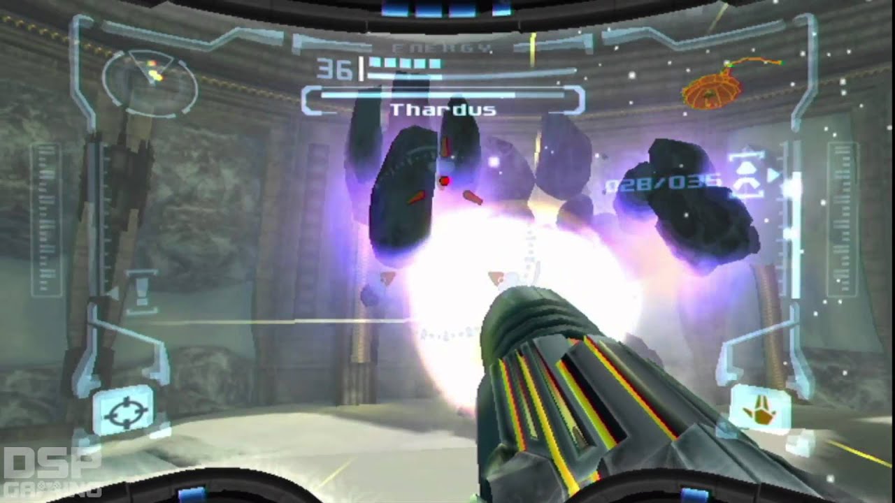 Metroid Prime (Wii U/60fps) pt15 - Beware the THARDUS! (Boss Fight ...